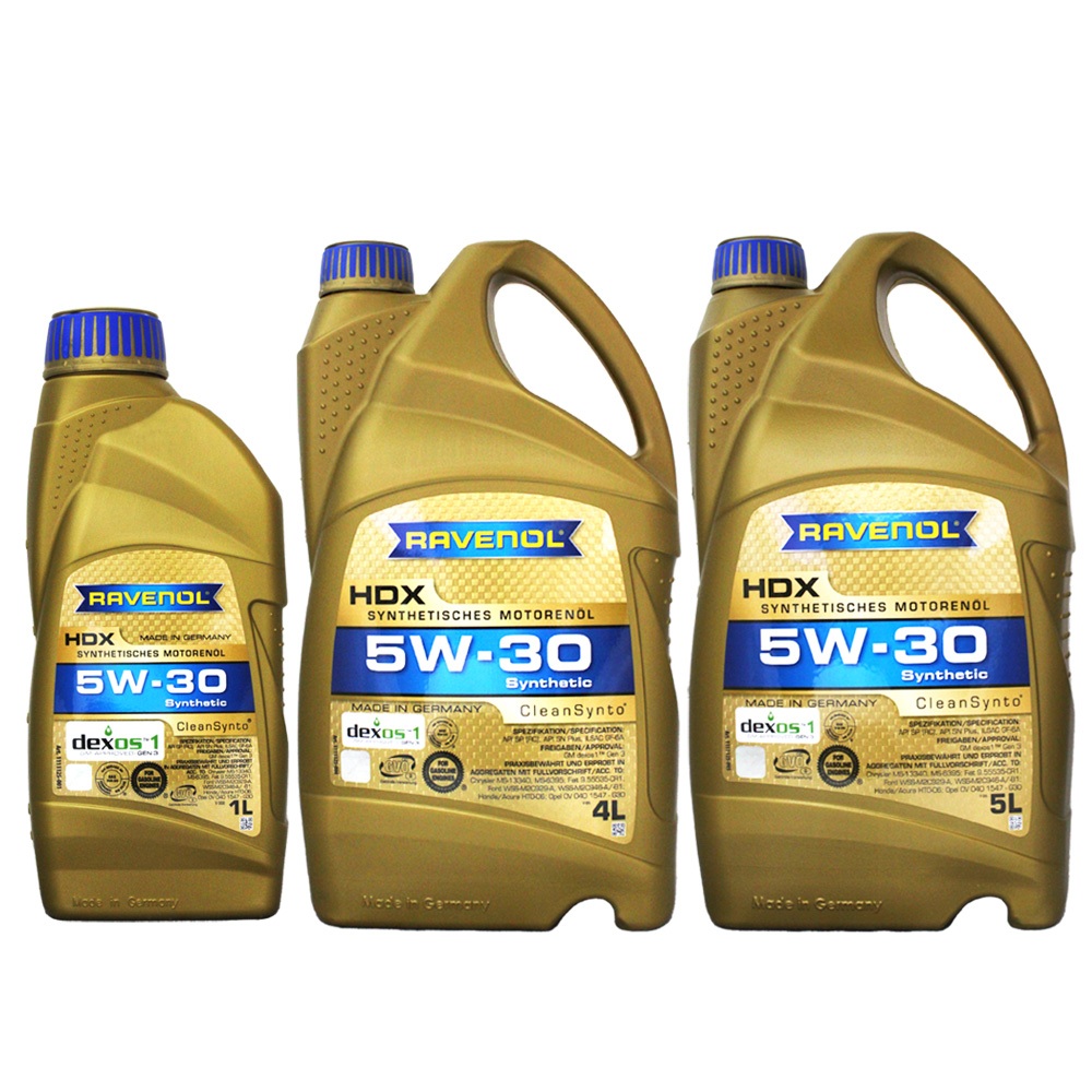 【易油網】RAVENOL HDX 5W30 SN+ 高效合成機油 低摩擦機油 LSPI | 蝦皮購物