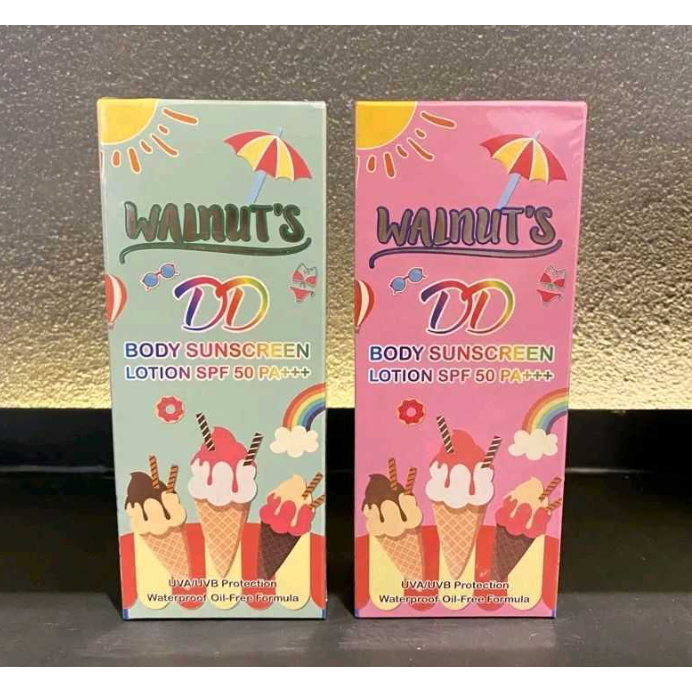 防曬乳 Walnut's DD Body Sunscreen Lotion SPF 50 PA+++ | 蝦皮購物