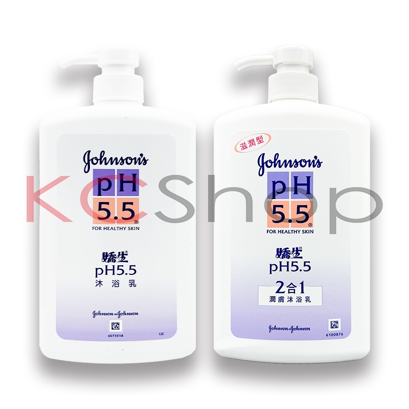 Johnson's嬌生 pH5.5 二合一潤膚/潔膚沐浴乳（1000ml）【kcshop】 | 蝦皮購物