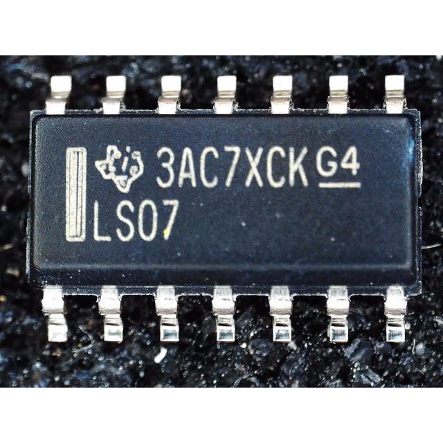SN74LS07DR LS07 TI IC BUF NON-INVERT 5.25V 14SOIC | 蝦皮購物
