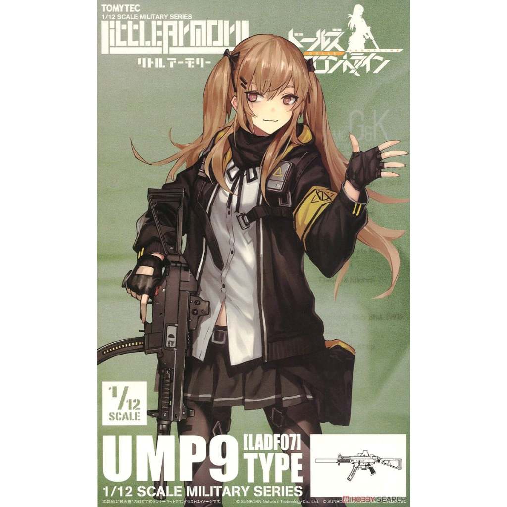 [小人物繪舘]*現貨*日版Tomytec少女前線X迷你武裝 LADF07 UMP9 1/12槍械組裝模型搭配FIGMA | 蝦皮購物
