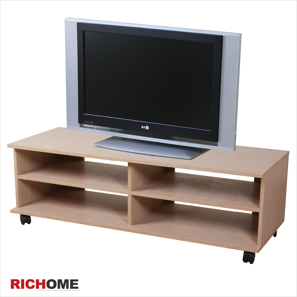 RICHOME 福利品 TV-135 日式極簡風活動電視櫃 電視櫃 活動櫃 收納櫃 置物櫃 茶几 客廳 | 蝦皮購物