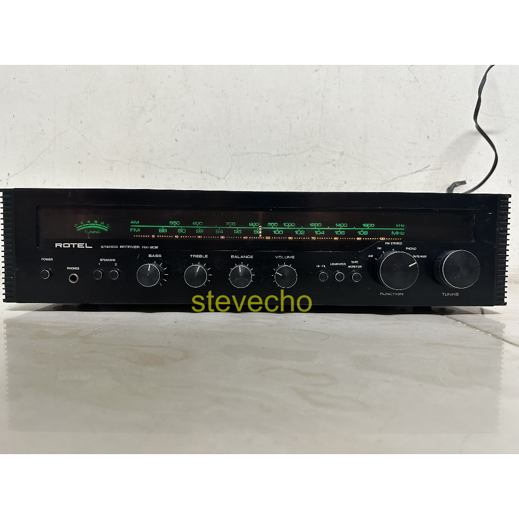 英國 ROTEL RX-202 AM/FM 立體聲綜合擴大機 可接黑膠 | 蝦皮購物