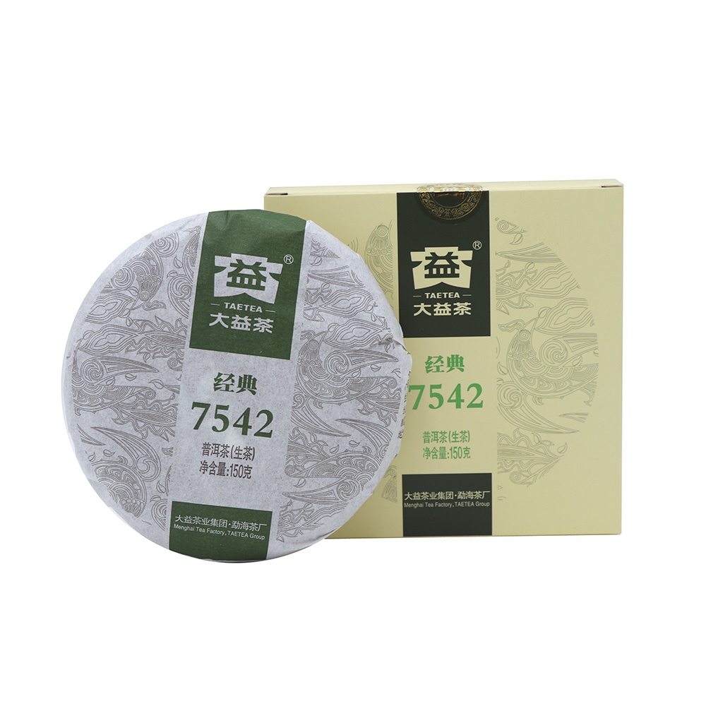 大益普洱生茶 150g/7542 1201「茶有大益」 | 蝦皮購物