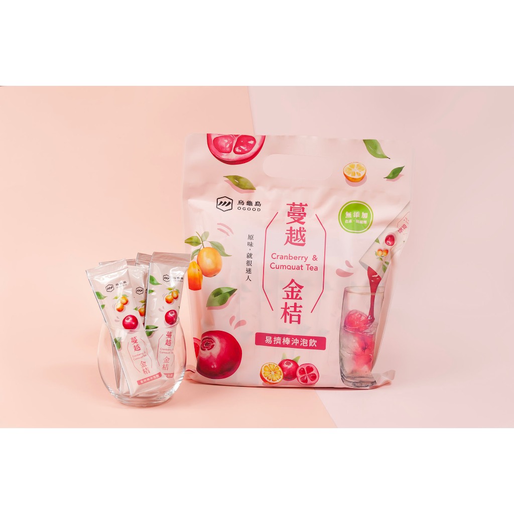 蔓越金桔易幾棒（烏龜島OGOOD)果茶醬/沖泡飲品/10秒1杯 | 蝦皮購物