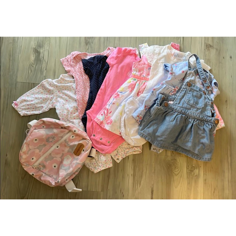 出清極新zara.carter’s女寶衣服 包屁衣 洋裝 後背包 | 蝦皮購物