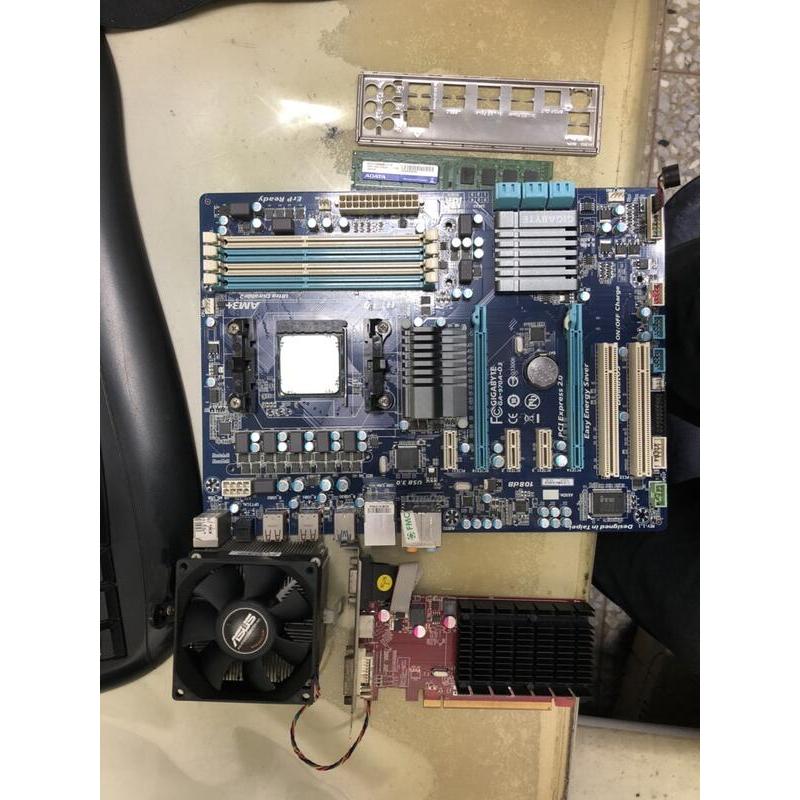 主機板:技嘉GA-970A-D3,CPU:AMD Athlon II ADX2200CK22GM 含顯示卡 良品 | 蝦皮購物