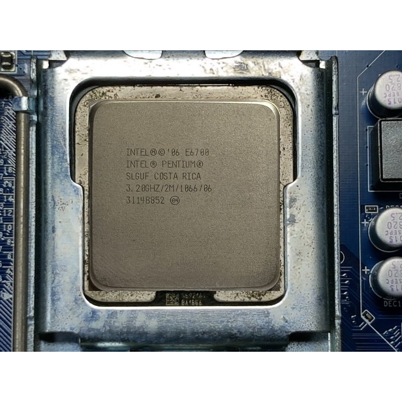 Intel E6700/ 3.2G雙核CPU+技嘉GA-G31M-ES2L主機板+金士頓4G終保記憶體、整套賣【附擋板】 | 蝦皮購物