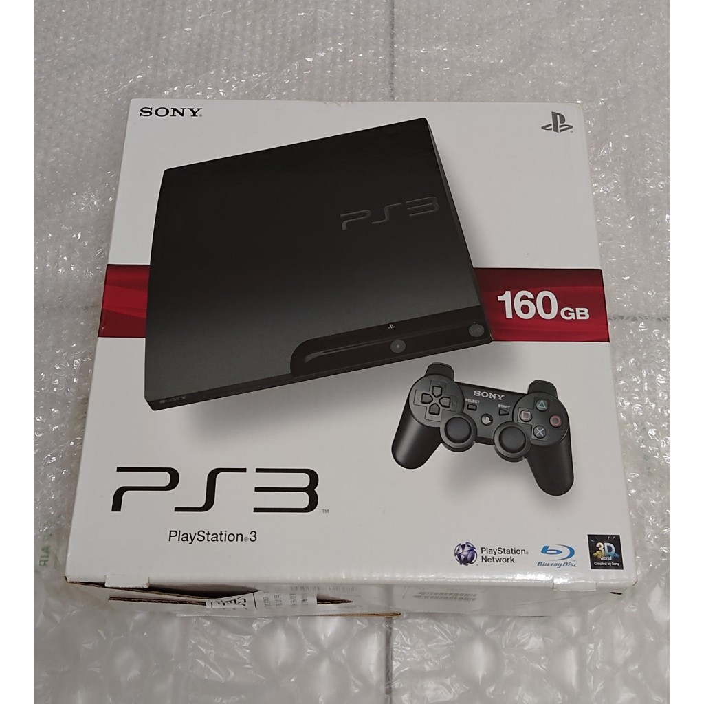 PS3 SONY PS3 160GB 遊戲主機 (PlayStation 3 CECH-3007A) 台灣公司貨 絕版品 | 蝦皮購物