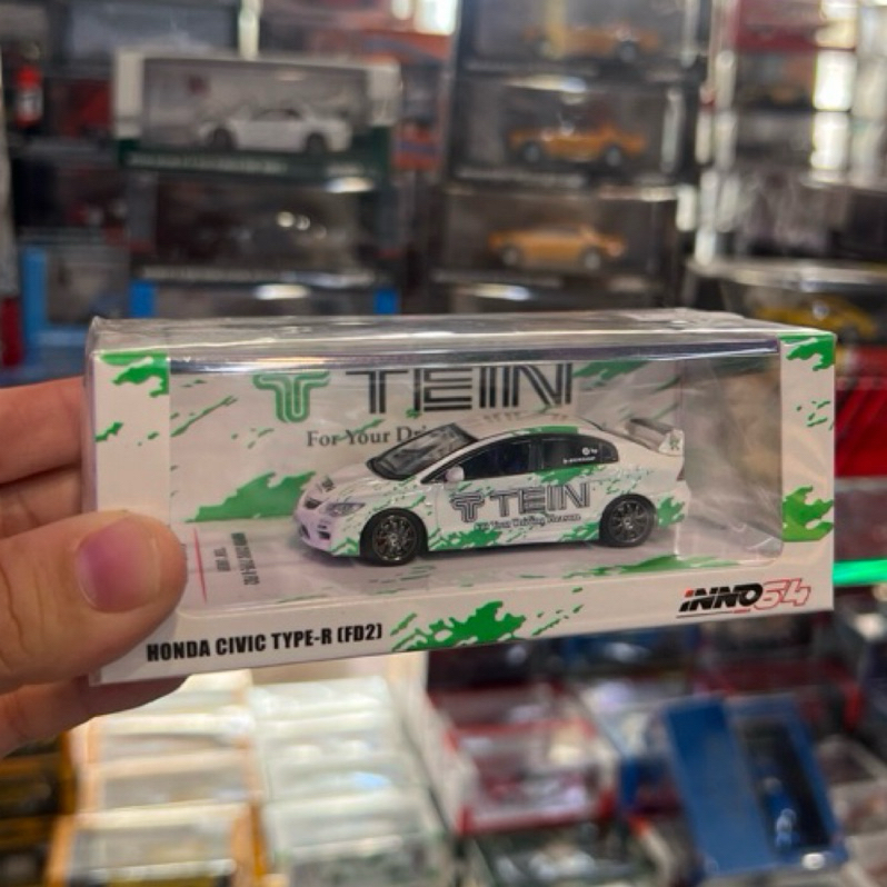 (小賈車庫) INNO 1/64 HONDA CIVIC TYPE-R FD2 "TEIN" Livery | 蝦皮購物