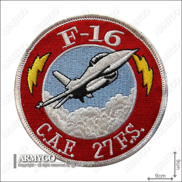 【ARMYGO】空軍F-16機種臂章 第27作戰隊 | 蝦皮購物