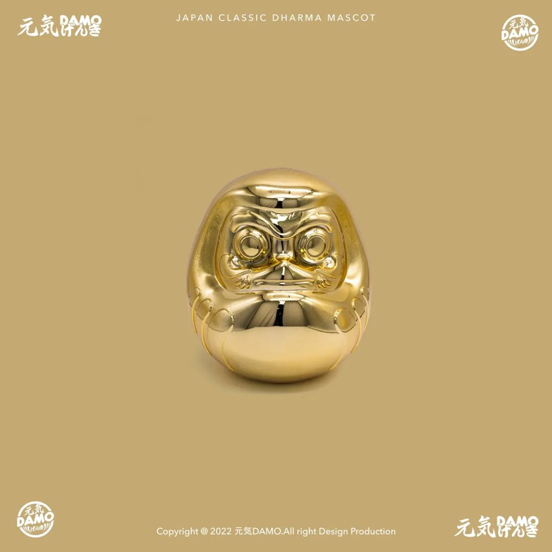 XCTRL.116 元気小DAMO(達摩不倒翁)-鍍金 | 蝦皮購物