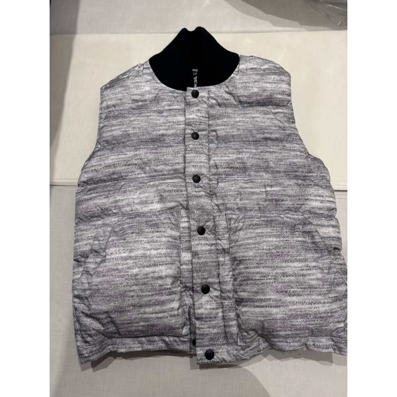 美國手工製 Reigning Champ x crescent down works 灰色聯名羽絨背心 S號 | 蝦皮購物