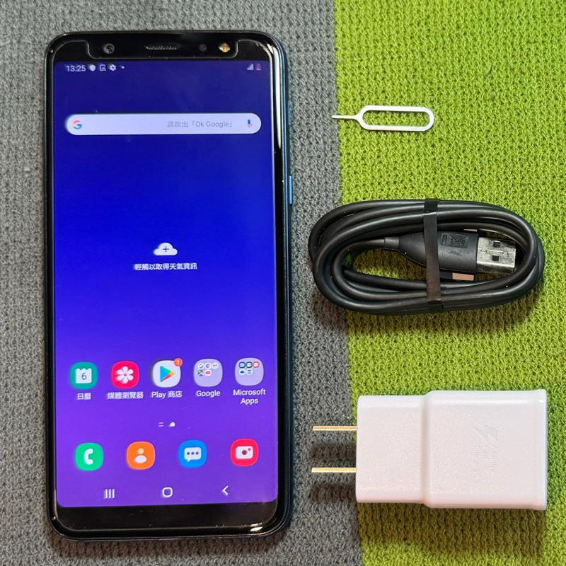 Samsung A6+ 32G 藍 95成新 三星 6吋 雙卡雙待 指紋辨識 臉部辨識 A6 + A6plus plus | 蝦皮購物