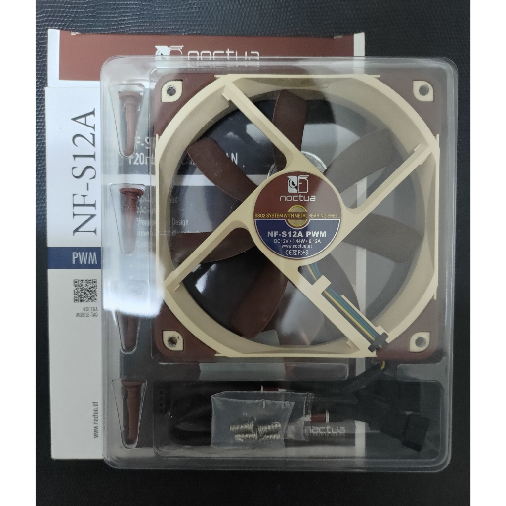 Noctua 貓頭鷹 NF-S12A PWM 風扇 12公分 SSO2 磁穩軸承 | 蝦皮購物