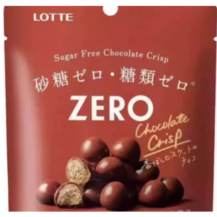 快手出~Lotte zero 零砂糖巧克力球 28g 大包方塊巧克力21粒(單包裝)2026低卡零食 | 蝦皮購物