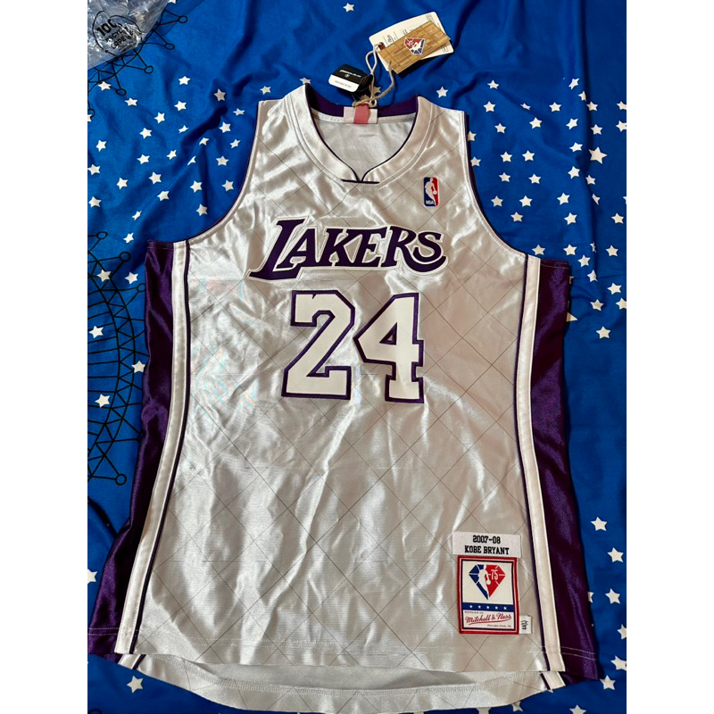 2007-08 Kobe - Lakers NBA 75th Anniversary Platinum Jersey | 蝦皮購物