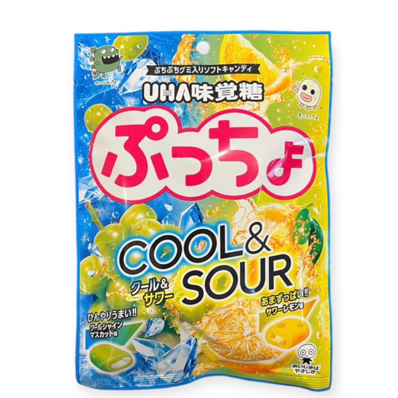 UHA 味覺糖 檸檬&麝香葡萄軟糖 65g | 蝦皮購物