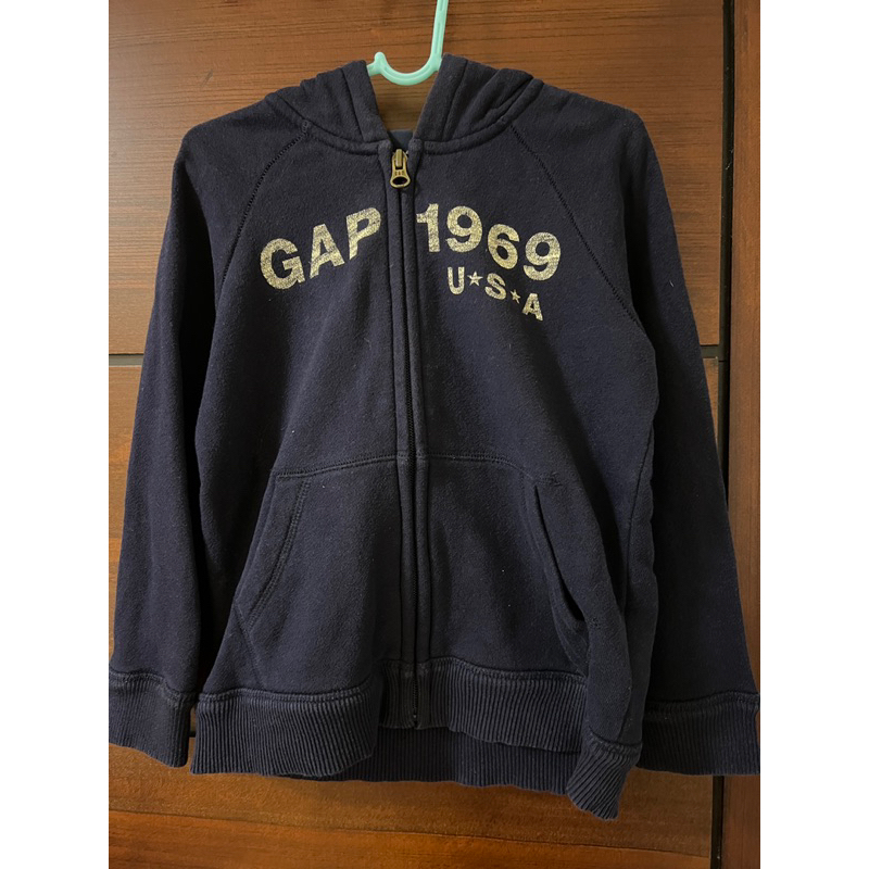 二手男小童GAP連帽外套（深藍-5y) | 蝦皮購物