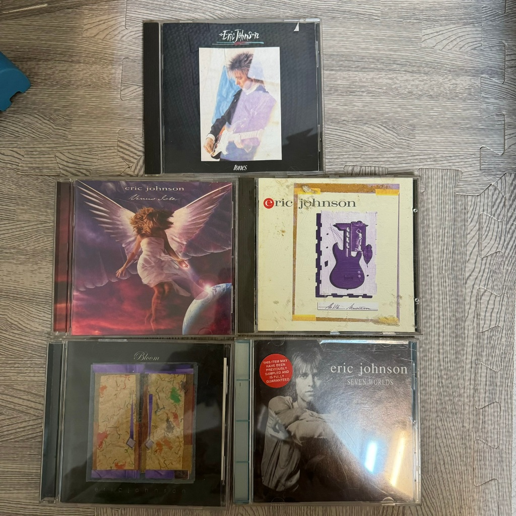 二手CD Eric Johnson Tones/Venus Isle/Ah Via Musicom/Sad Legacy | 蝦皮購物