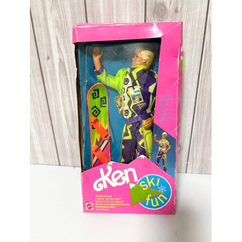 1990 ski fun Ken滑雪肯尼娃娃 | 蝦皮購物