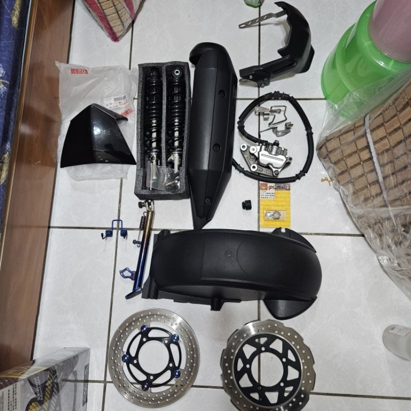 勁戰四代三代五代 BWSR GTR 原廠 FORCE SMAX 後土除 避震器 卡鉗 碟盤 普利盤螺絲 楓葉盤螺絲 | 蝦皮購物