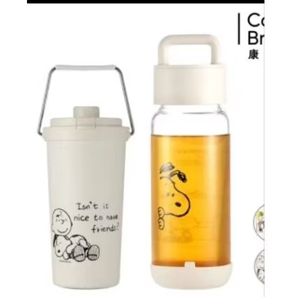 康寧 Snapware SNOOPY鋅動輕瓷保溫杯800ml復刻黑白/ | 蝦皮購物