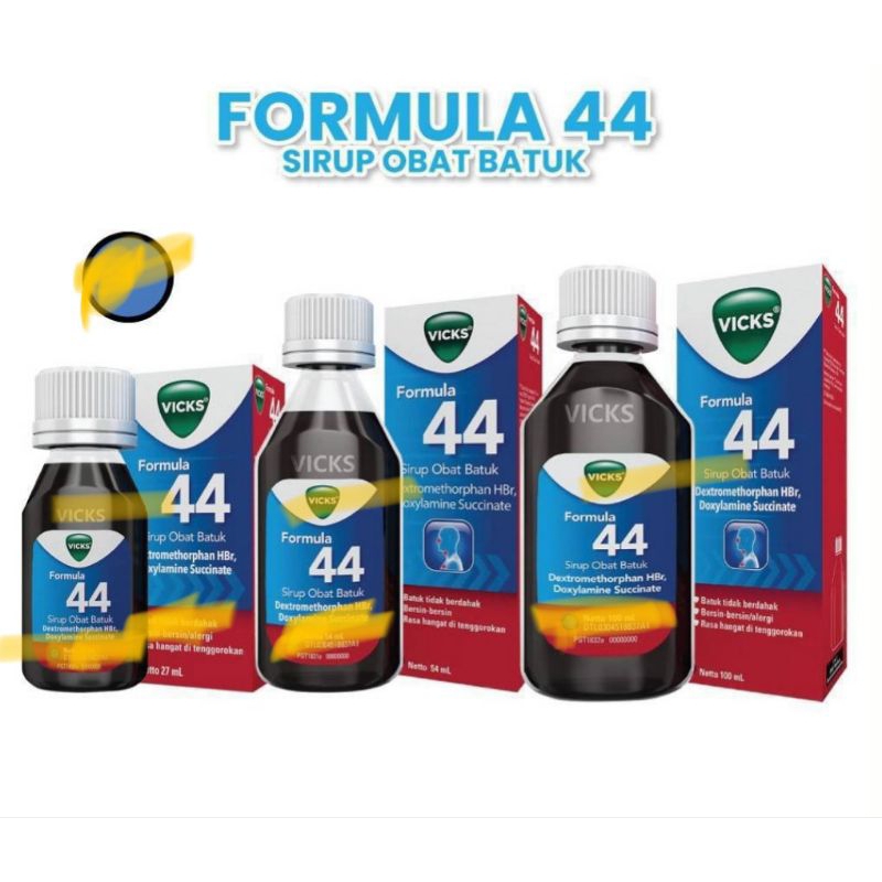 formula 44 vick 54 ml dan 100 ml meredakan batuk ready stok | 蝦皮購物