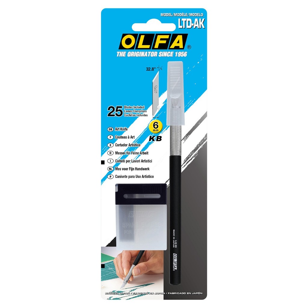 《Hi-Bookstore》OLFA Ltd-09 日本原裝 極緻系列 限量版 雕刻刀 筆刀 附贈刀片收納盒 | 蝦皮購物