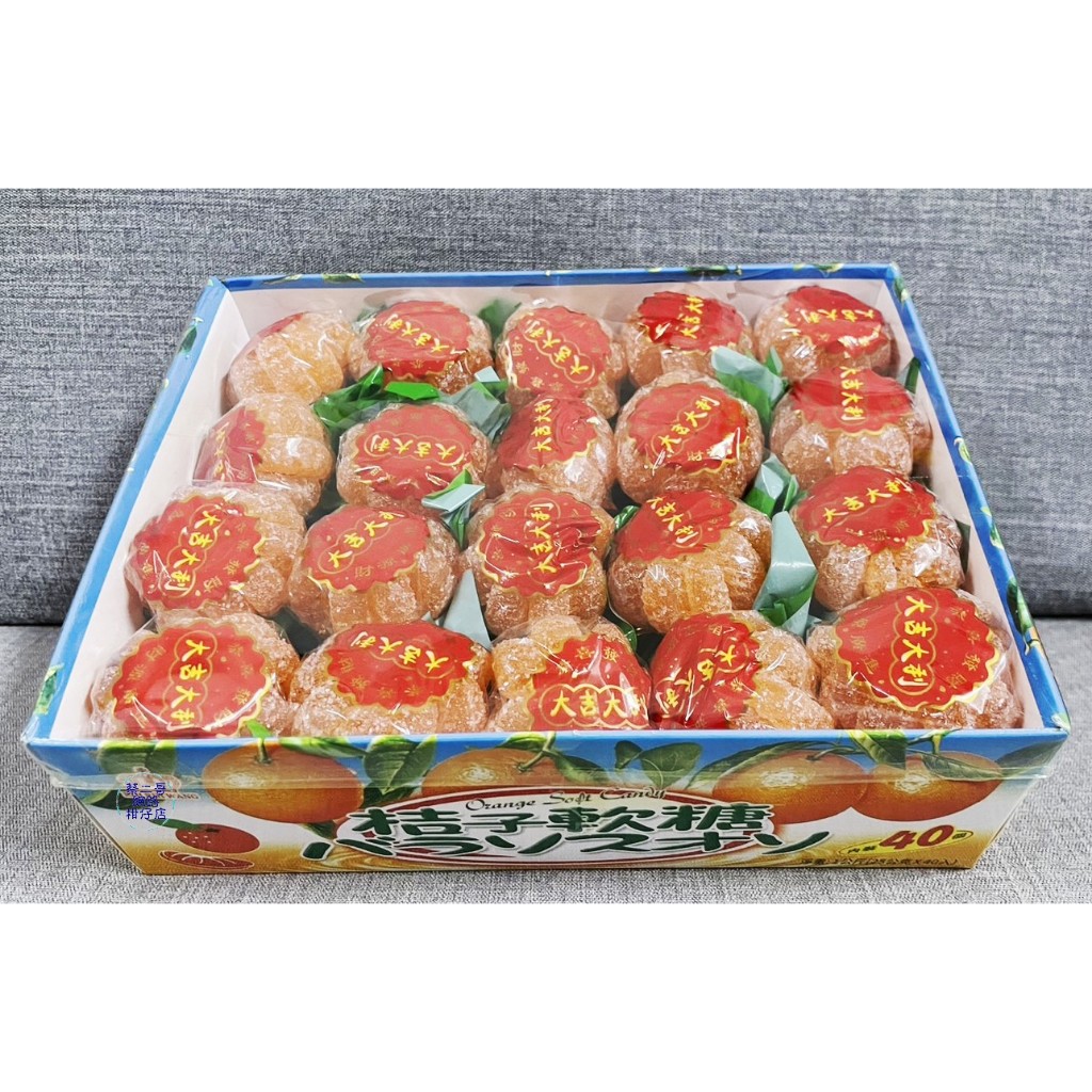 RIH RIH WANG 桔子味軟糖 1公斤(25g*40入)/盒 | 蝦皮購物