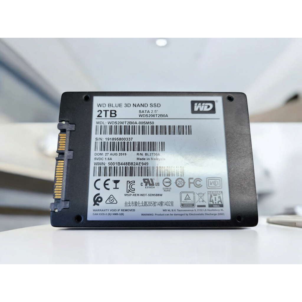 含稅 固態硬碟 WD SSD 2TB 2T 保固一個月 WDS200T2B0A 11H299 | 蝦皮購物