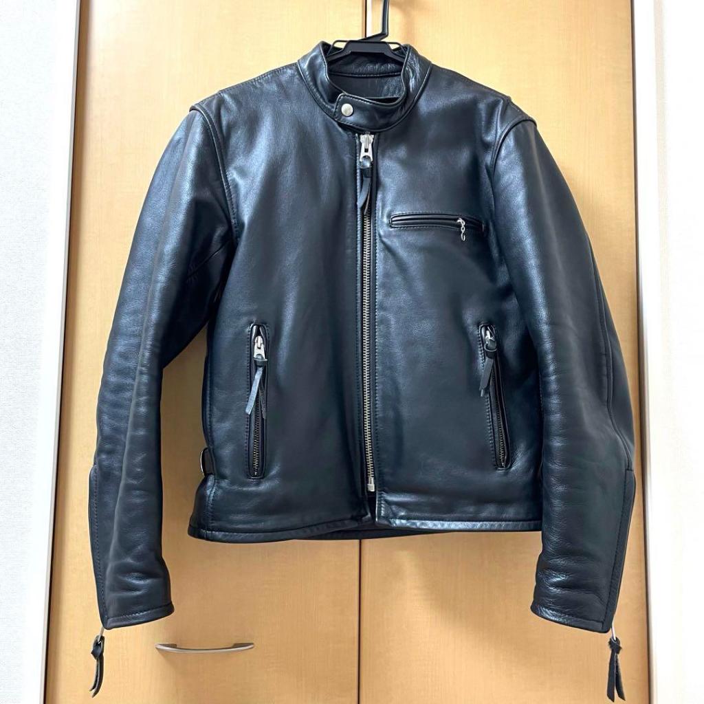 Kadoya 騎士真皮外套 カドヤ ライダースジャケット レザー シングル LLB size(約等同LL Size) | 蝦皮購物