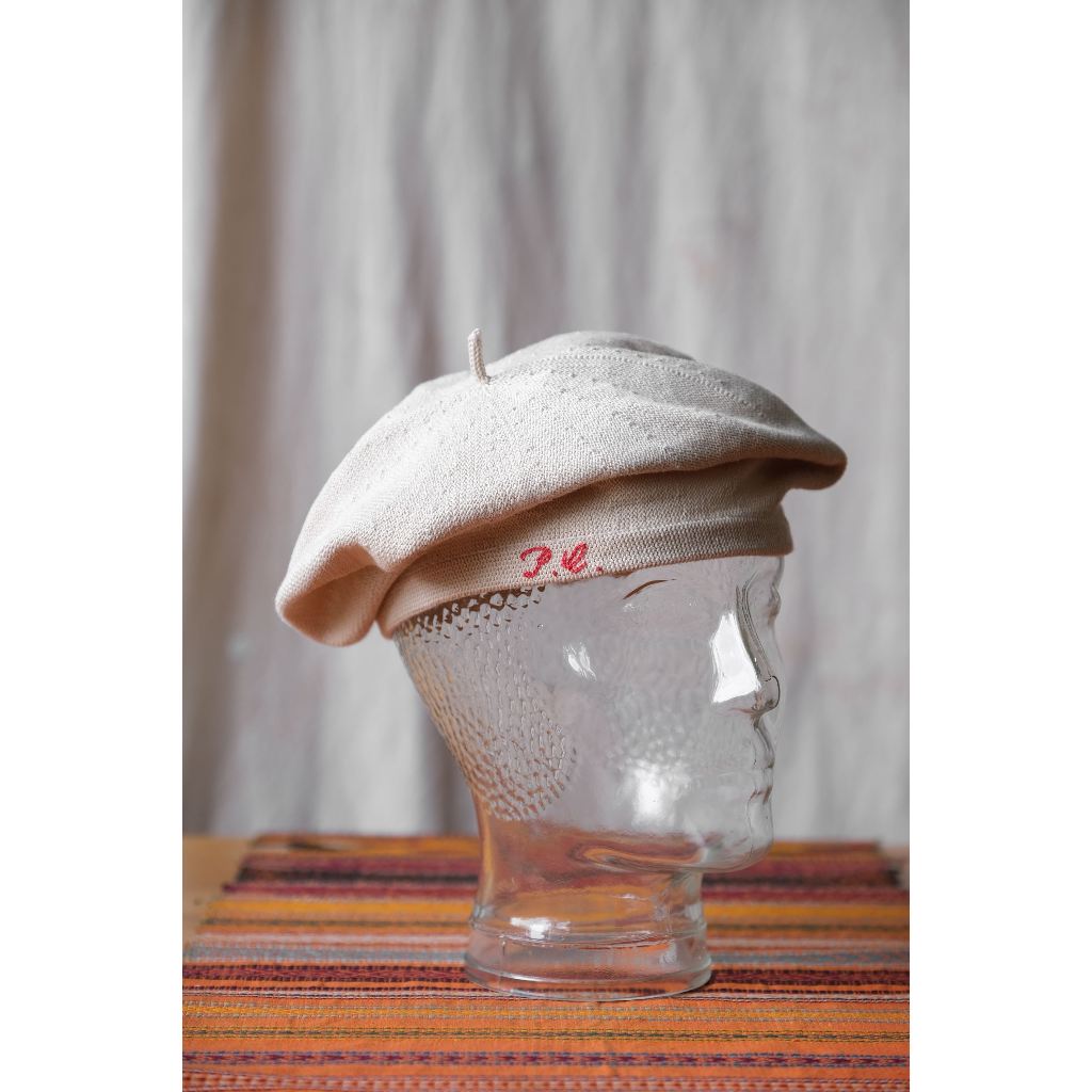 Porter Classic - HAND WORK KNIT BERET - WHITE | 蝦皮購物