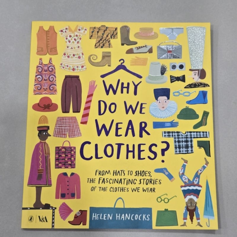 全新 絕版 英文繪本 why do we wear clothes 世界各地 各式各樣的服裝 帽子 配件 鞋子 | 蝦皮購物