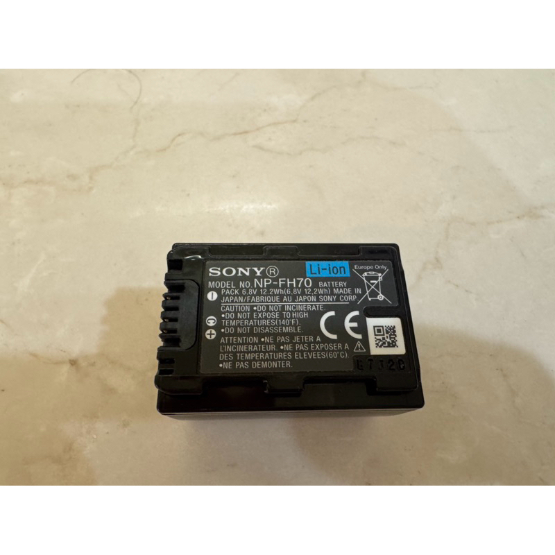 Sony 索尼 原廠電池 Battery Pack NP-FH70 | 蝦皮購物