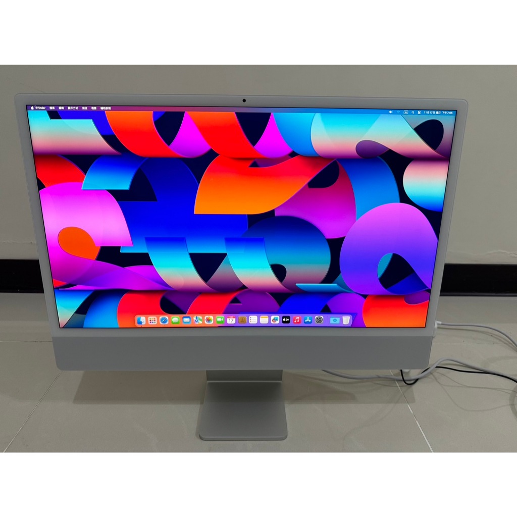 蘋多多3C 2021年 Apple iMac Retina 24吋 M1 8G 256G SSD 銀色 一體機 | 蝦皮購物