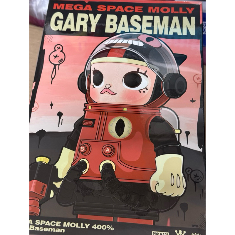 Molly貝斯曼400% POPMART 泡泡瑪特 MEGA SPACE 蓋瑞 貝斯曼 Gary Baseman | 蝦皮購物