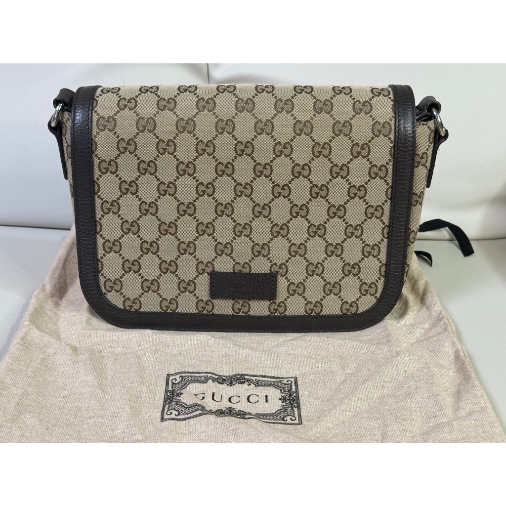 GUCCI 郵差包 側背包 (型號449172) | 蝦皮購物