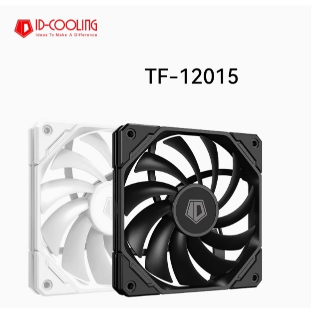 現貨 ID-COOLING TF-12015-K W 風扇厚15mm超薄PWM溫控12公分 12015風扇 | 蝦皮購物