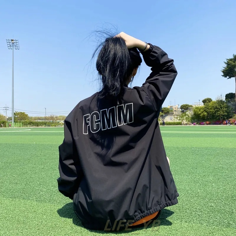 台現免運 FCMM 外套 風衣外套 機能外套 背面大Logo 防風 防潑水 男女款外套 | 蝦皮購物