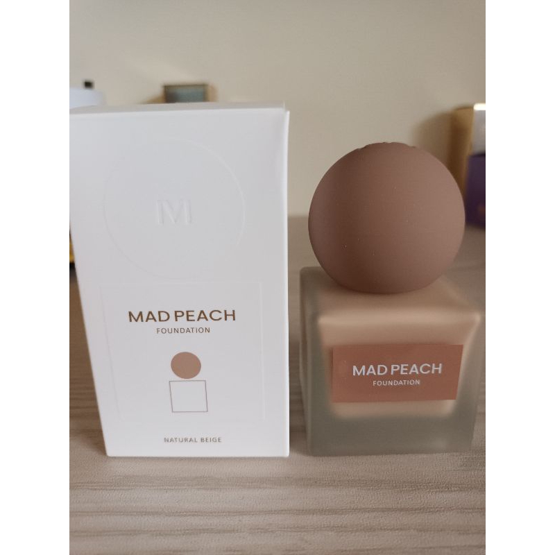 （下殺領卷免運）全新韓國MAD PEACH自帶濾鏡遮瑕粉底液（健康色） | 蝦皮購物