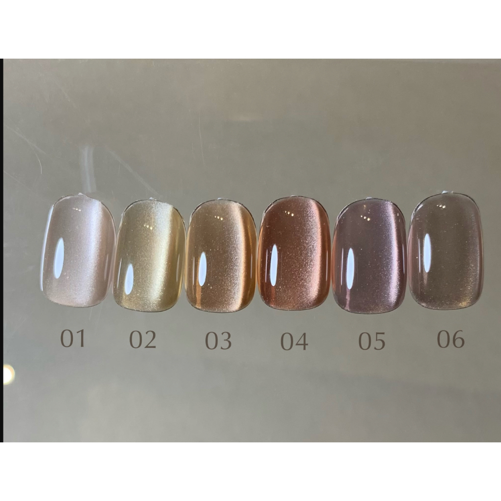 現貨 六色組 lamp 貓眼 CLETO 貓眼系列 mag set 美甲 甲油膠 細緻磁粉 | 蝦皮購物