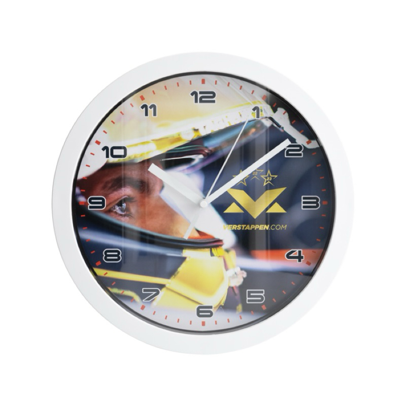 【現貨】F1紅牛車隊Red Bull Racing Max Verstappen時鐘 | 蝦皮購物
