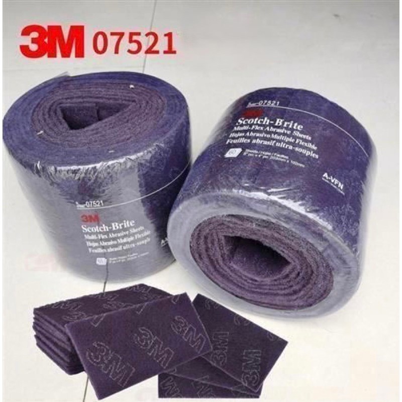 3M菜瓜布07521 不鏽鋼菜瓜布 鋼絲絨 抗菌鋼絨菜瓜布 木工油漆拋光布 變形絨 研磨 不鏽鋼菜瓜布60片 【巷仔口】 | 蝦皮購物