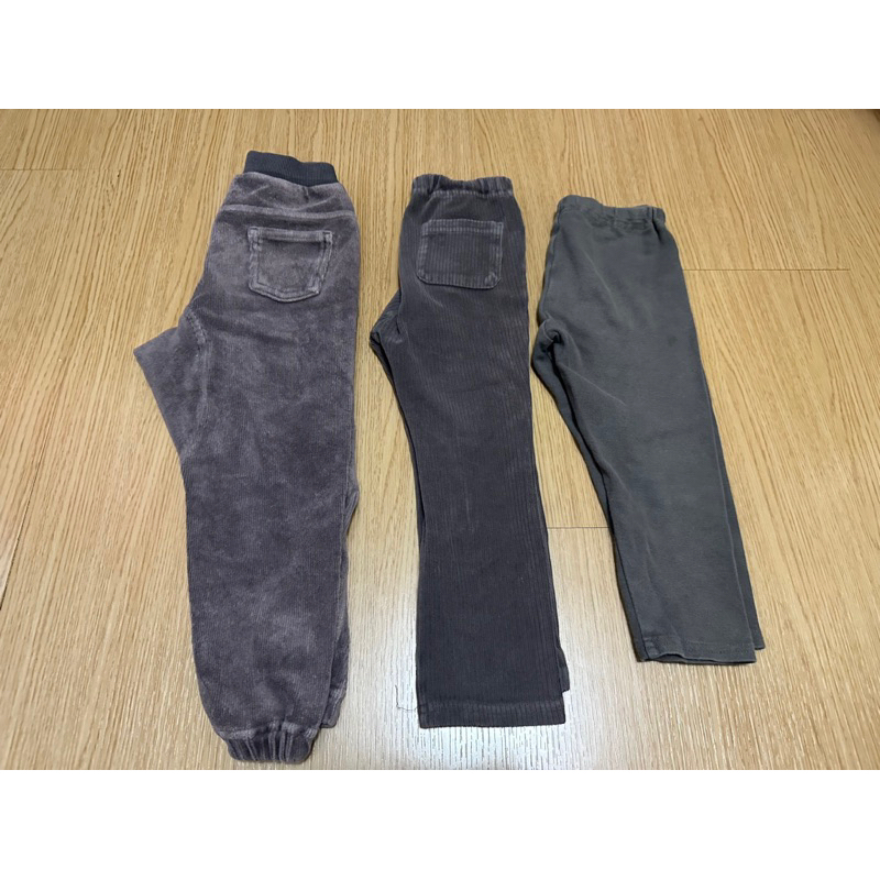二手MUJI 兒童長褲 100cm-3件 | 蝦皮購物