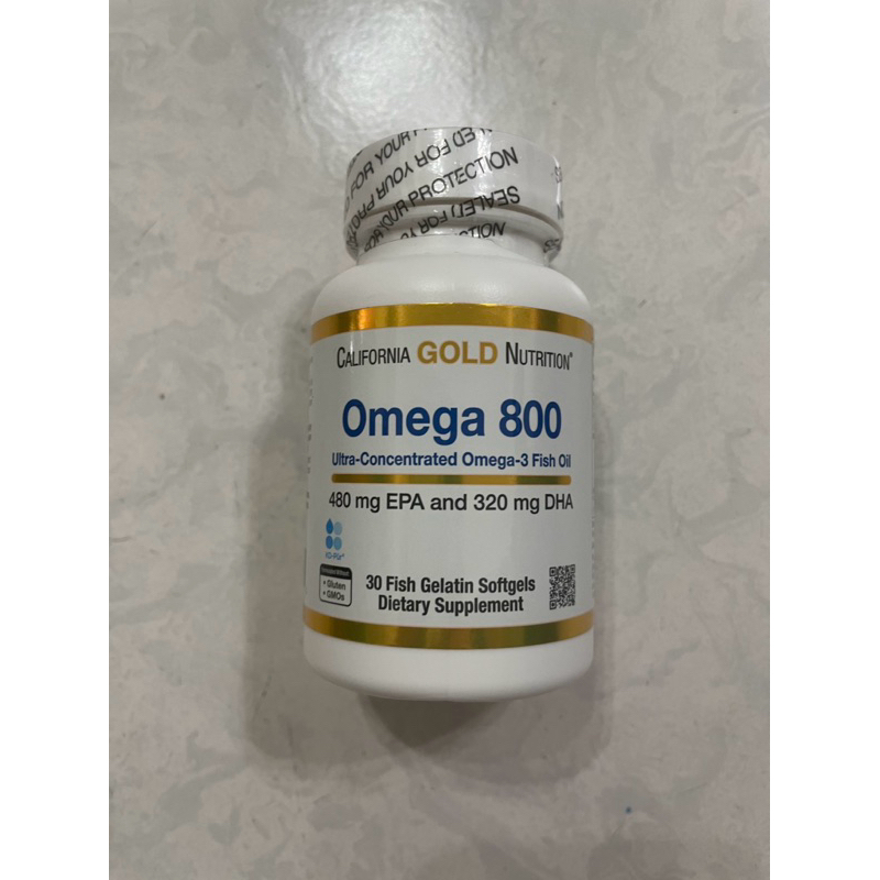 [現貨]California GOLD Nutrition Omega 800 魚油, 30粒 | 蝦皮購物