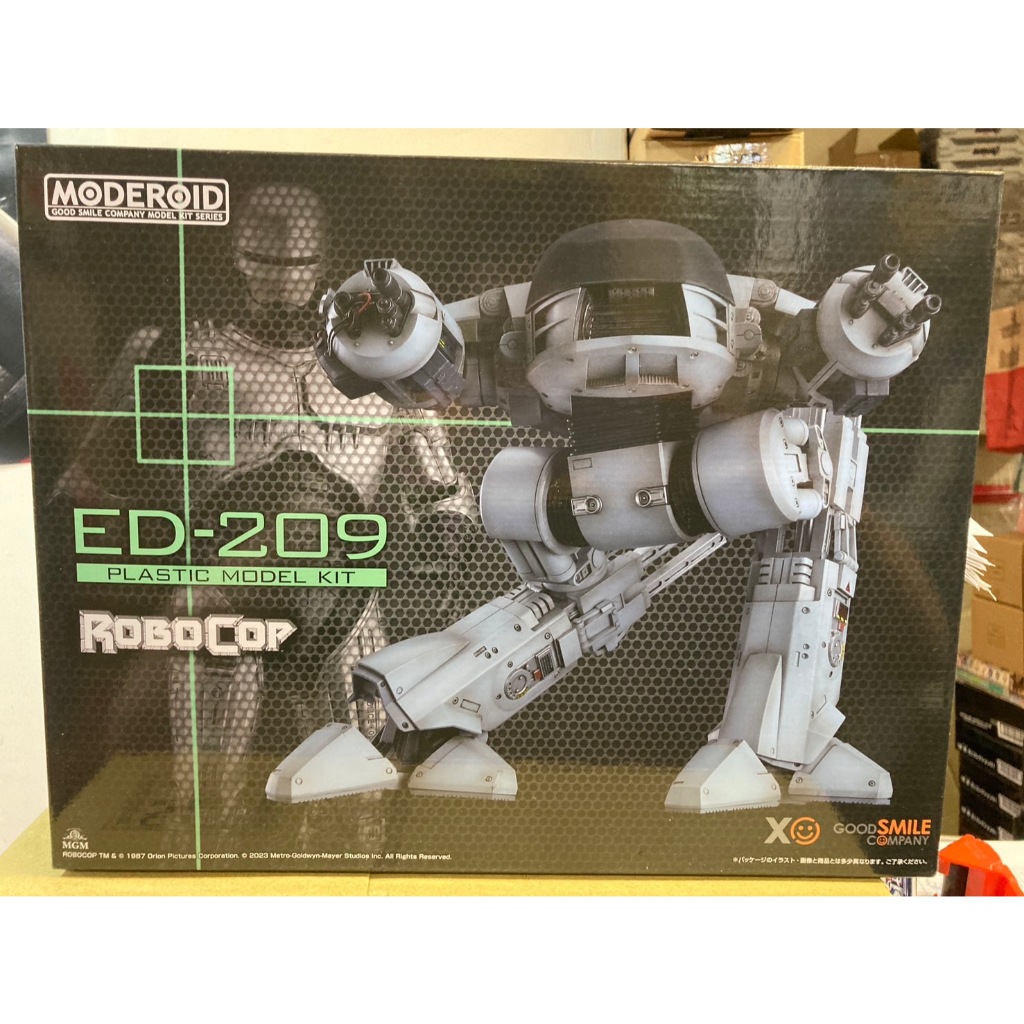 全新現貨 組裝模型 GSC 好微笑 MODEROID 機器戰警 ED-209 二足機器人 | 蝦皮購物