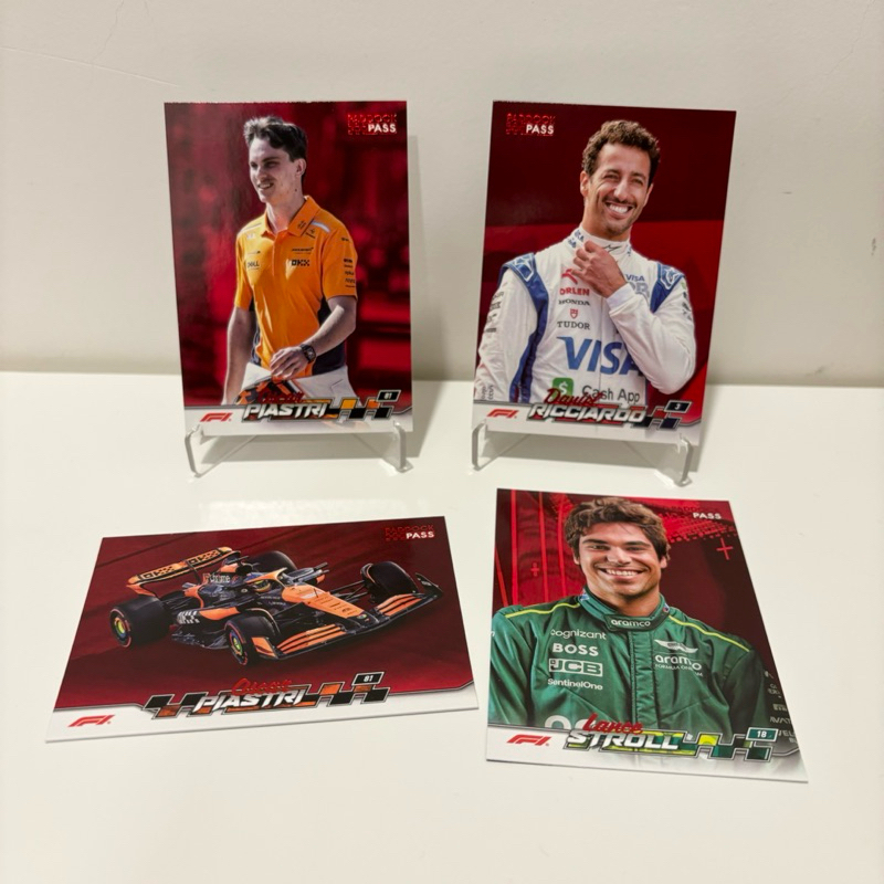 F1 Topps paddock pass-F1車手《紅色背景》 | 蝦皮購物