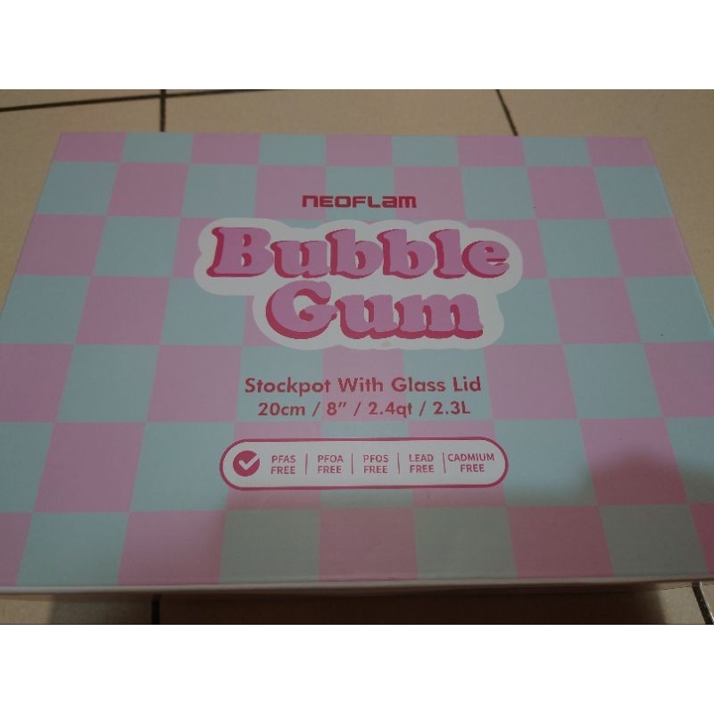 NEOFLAM Bubble Gum系列20cm湯鍋(電磁底)+玻璃蓋 | 蝦皮購物