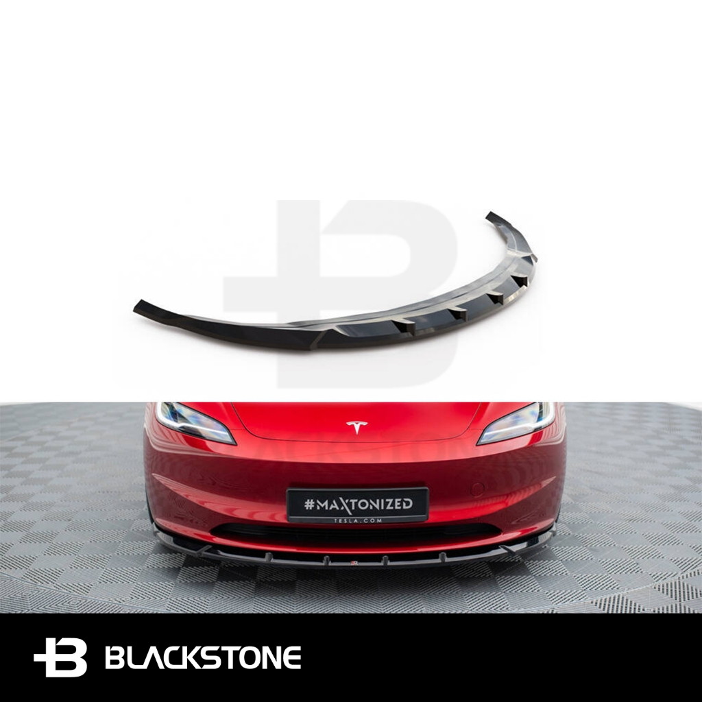【黑石研創】現貨 Maxton Design Tesla Model 3 Project Highland 前下 V.2 | 蝦皮購物